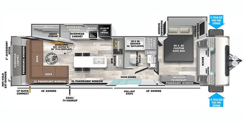 2025 Forest River Wildwood Heritage Glen Specs & Floorplans