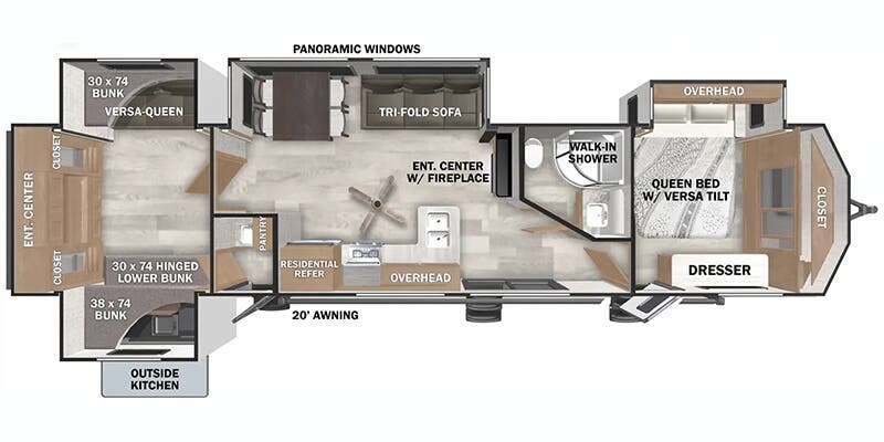 2025 Forest River Wildwood Lodge Specs & Floorplans
