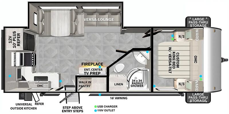 2025 Forest River Wildwood Northwest 25RKE specs and literature guide