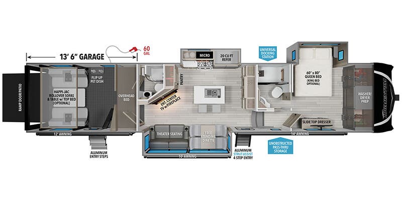2025 Grand Design Momentum 397TH specs and literature guide