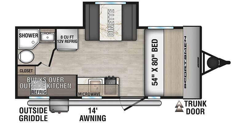 2025 K-Z Sportsmen Classic Specs & Floorplans