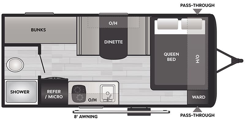 2025 Keystone Coleman 17B Travel Trailer Specs
