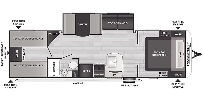2025 Keystone Passport Classic 284QB specs and literature guide