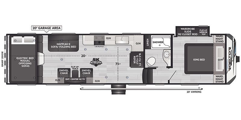 2025 Keystone Raptor Carbon 310 specs and literature guide
