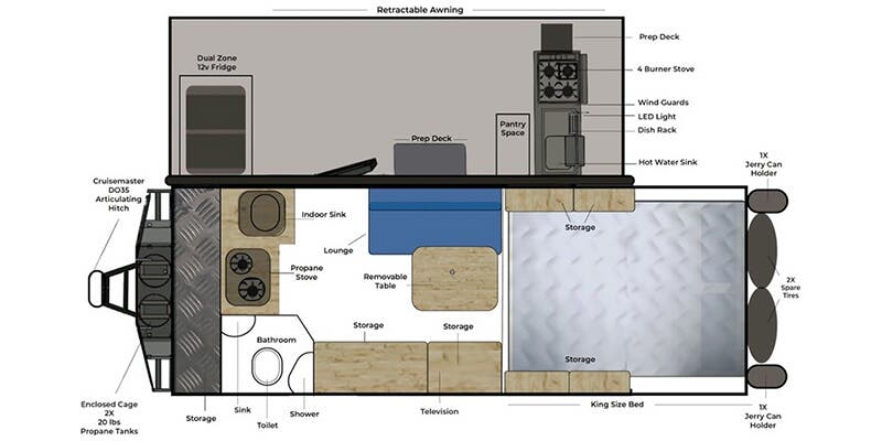 2025 OPUS OP13 Caravan specs and literature guide