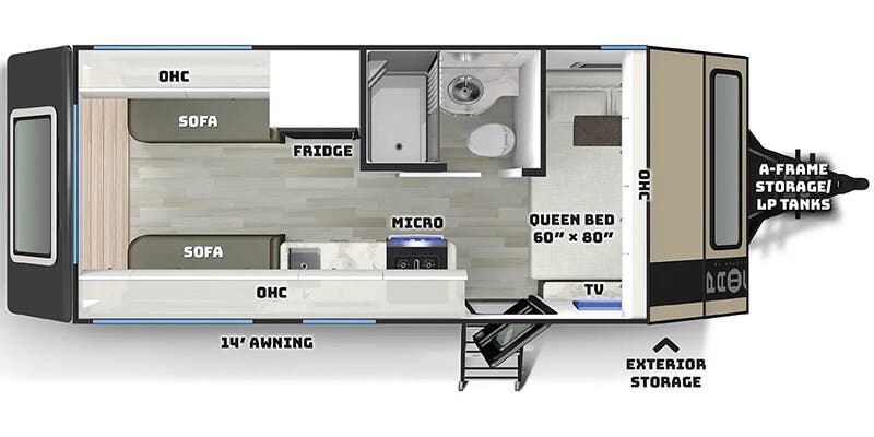 2025 Palomino Pause Specs & Floorplans