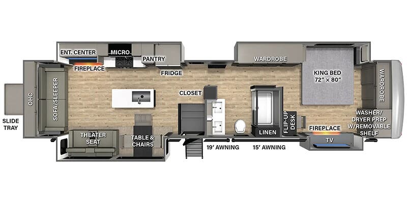 2025 Palomino River Ranch Specs & Floorplans